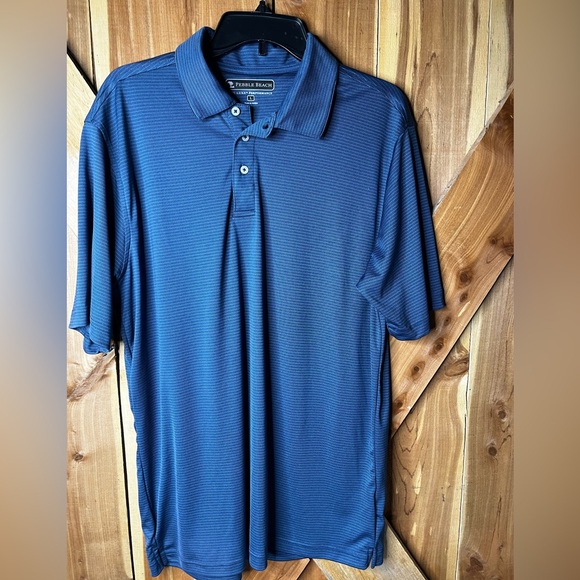 Pebble Beach | Shirts | Mens Pebble Beach Dryluxe Short Sleeve Polo ...